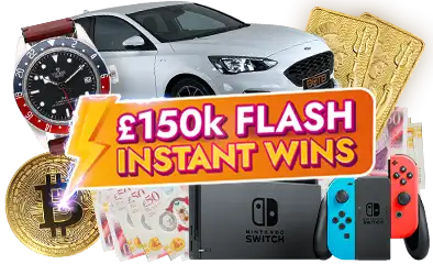 Cheapest Ever Instant Wins – Bag cars, holidays, and cash for just 39p!