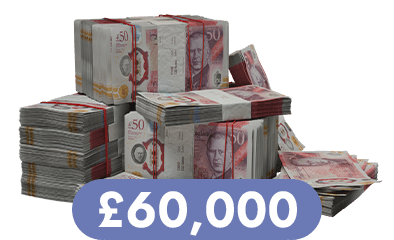 Win a Cash Prize £60,000