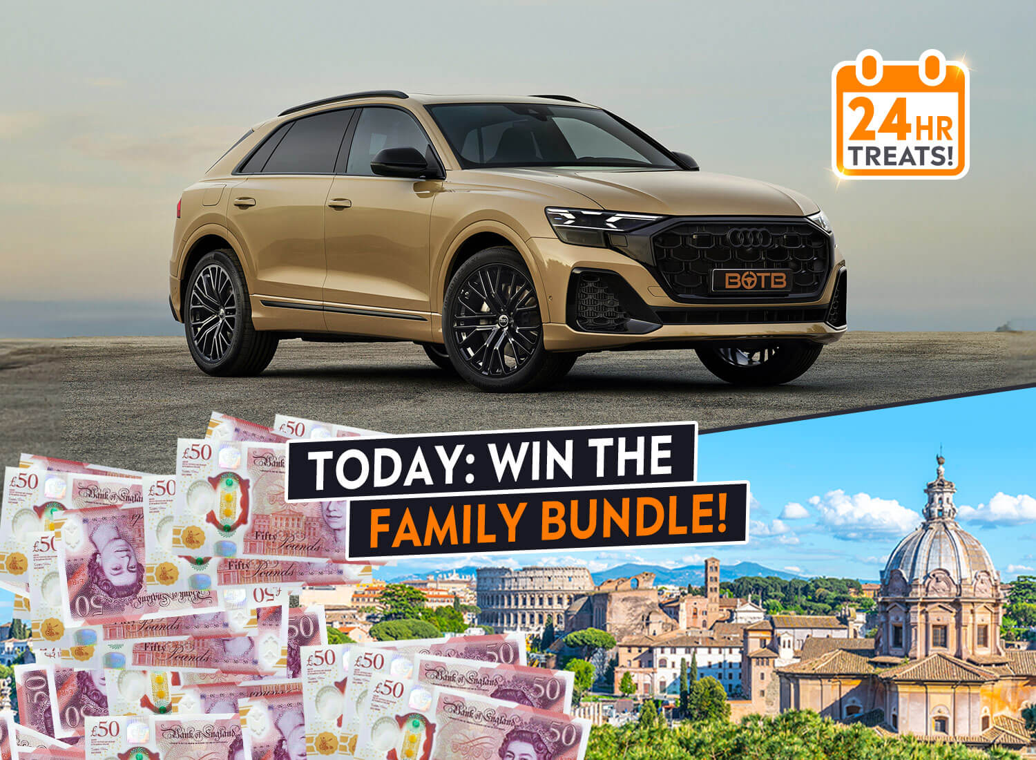 Win A Saloon Car | BOTB