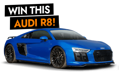 17p for this 532 BHP Audi R8 Worth £82,000!