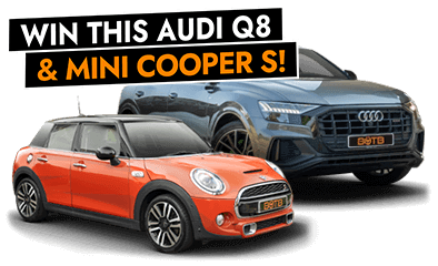 Two dream cars, one comp - win these custom Audi Q8 & Mini for 5p!